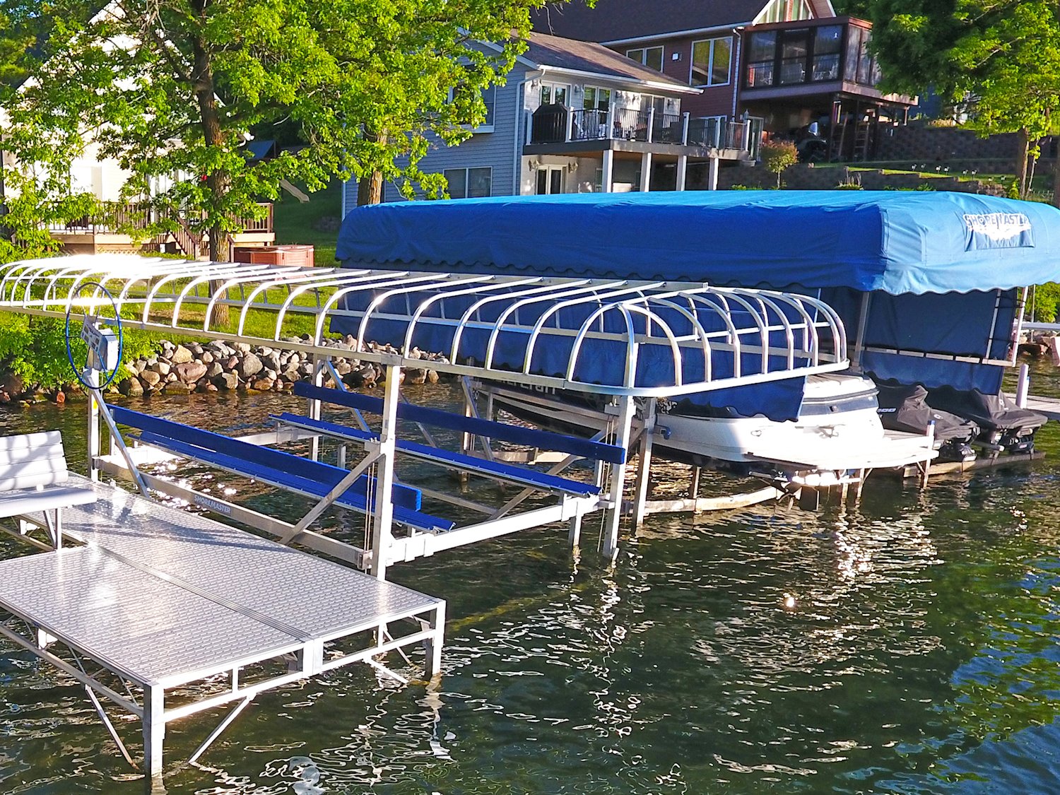 Boat Lift Canopies: Find the Best Boat Lift Canopy System | ShoreMaster